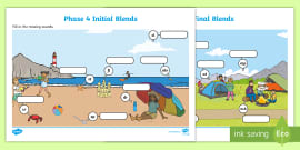Phase 4 Initial Sound Circle Activity Mats (Teacher-Made)