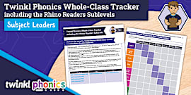 Twinkl Phonics Whole Scheme Alternative Assessment Tracker