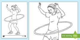 FREE! - Hula-Hoop Bingo Card Activity (teacher made)