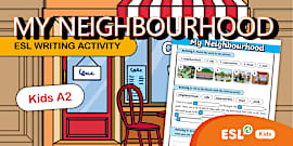 ESL Neighbourhood Speaking Activity for Kids