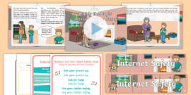 Internet Safety Teaching Ideas Resource Pack (teacher made)