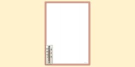Simple Blank Hot Chocolate Page Border | Page Borders | Twinkl