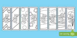 FREE! - * NEW * Faith Name Simple Colouring Bookmarks