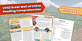LKS2 | The Great Wall of China Reading Comprehension - PDF