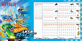 👉 Hot Wheels: Number Formation Activity Sheet