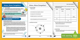 Sixth Grade Label Parts of an Atom Worksheet | Twinkl USA