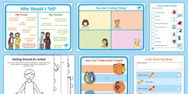 Preparing for Starting School Activities Pack (teacher made)