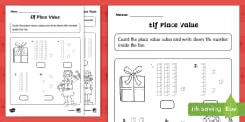 Elf Outline Worksheet / Worksheet (teacher made) - Twinkl