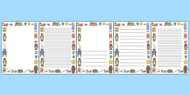Literacy Page Borders - Literacy, writing, page border, a4 border, template