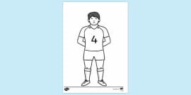 NRL Colouring Pages | Rugby Players | Primary Resource