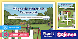 Y3 Forces and Magnets Tiered Vocabulary Posters