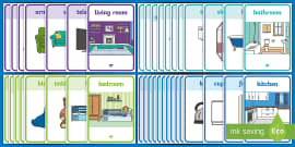 FREE! - Parts Of A House Display Posters (teacher made)