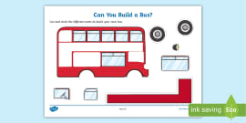 EYFS Draw a Vehicle Pencil Control Activity Pack | Twinkl