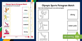 Great Olympic Moments Cut and Paste Timeline Activity