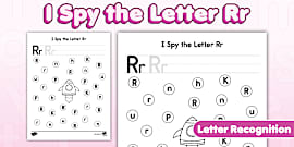 Letter R Coloring Page (teacher made) - Twinkl