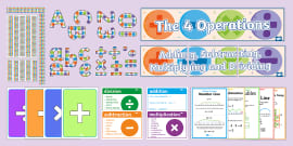 What Are The Four Operations In Maths? | Wiki - Twinkl