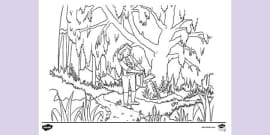 FREE! - Cutting Colouring Sheet | Primary Teaching Resources