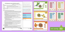 EYFS Maths: Counting Number Shape Towers Group Activity Adult Input ...