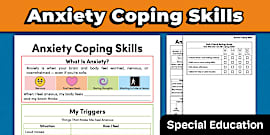 Coping Skills Toolbox SEL Worksheet for K-2nd Grade