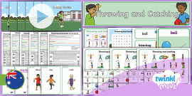 👉 Unit Pack - Year 2 PE Throwing & Catching Lesson