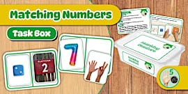 Number Matching Task Boxes for Special Education | Twinkl US