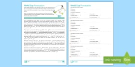 Punctuation World Cup Worksheet