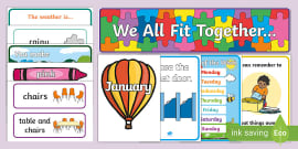 Birthday Labels for the Classroom | Balloon Display Pack