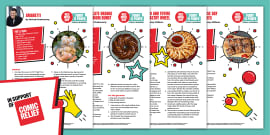 FREE! - 2021 Comic Relief: Colouring Sheets for Ages 7-11