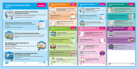 Weekly Learning Activities Pack Week 1 Age 5-6 - Twinkl