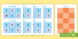 Number Words 0-20 Bingo - Number Words 0-20 Bingo - Twinkl