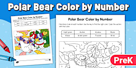 Prekindergarten Polar Bear Diet Guessing Game