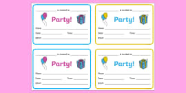7 Step Sequencing Cards Birthday Party (teacher made)