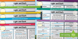 Light and Dark Flashcards (teacher made)