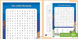 The Little Mermaid Word Mat (teacher made)