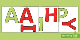 Merry Christmas Lettering Display | Primary Resources