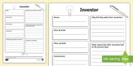 KS2 Inventors Word Search - Significant Individuals - Twinkl