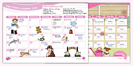 May Events and Play-Along Calendar Pack (2025) - Twinkl