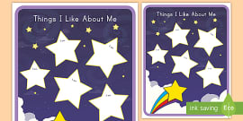 Things I Love About Me Worksheet | Twinkl (teacher made)