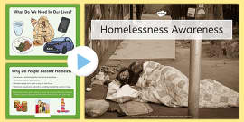 Being Homeless PowerPoint