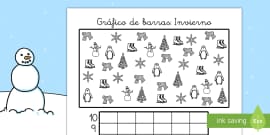 Ficha de actividad: Sumas a 10 - Invierno (teacher made)