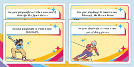 Winter Wonderland Playdough Recipe and Mats (teacher made)