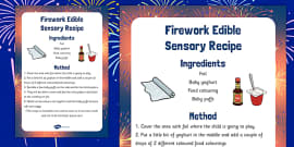 Sparks in the Sky Edible Sparklers Recipe