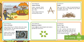 Outdoor Learning Kitchen Labels