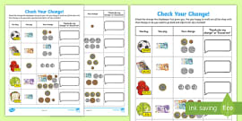 👉 Y3 Subtract Money PlanIt Maths Differentiated Activity Sheet