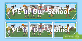 👉 Physical Education Display Banner (teacher made)