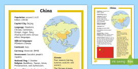 Thailand Fact File (teacher made) - Twinkl