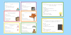 Reading Area Challenge Cards (teacher made)