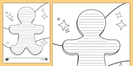 Snowflake Writing Template (Teacher-Made) - Twinkl