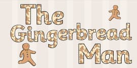 The Gingerbread Man Display Posters (teacher made)