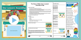 Leavers' Assembly Editable PowerPoint Year 6 - Twinkl